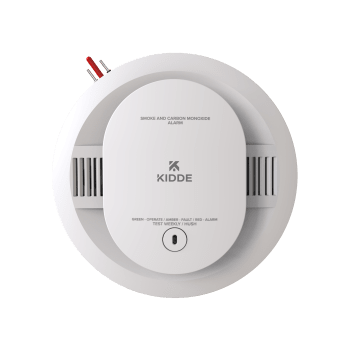 Kidde SMAC10YFEX Hard-Wired Firex Smoke Alarm (120 V) with 10-Year Bac ...