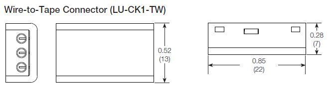 Lutron LU-CK1-TW Lumaris Wire-to-Tape Connectors – Ready Wholesale ...