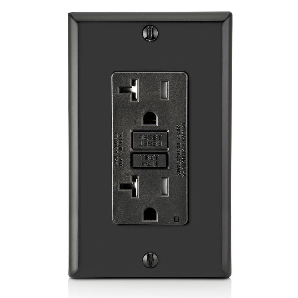 Leviton GFTR2 - 20 Amp, 125 Volt Receptacle/Outlet, 20 Amp Feed-Throug ...