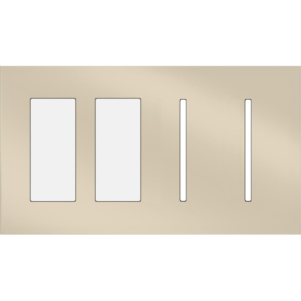 Lutron LWT-TTGG New Architectural / Grafik T Wallplate (4 Gang) – Ready ...