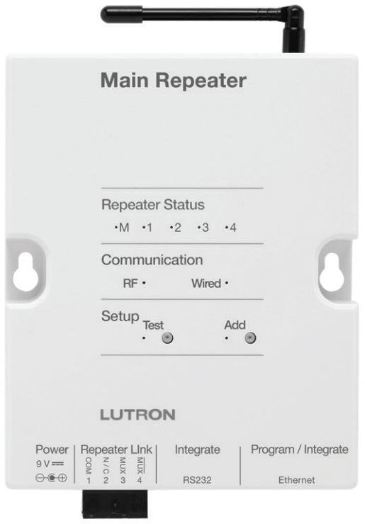 Lutron RadioRA 2 RR-MAIN-REP-WH 120V Main Repeater with Astronomic Tim ...