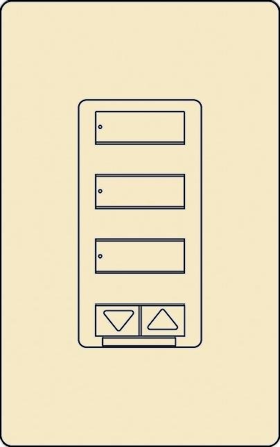 Lutron RadioRA 2 RRD-HN3BSRL Hybrid Keypads – Ready Wholesale Electric ...