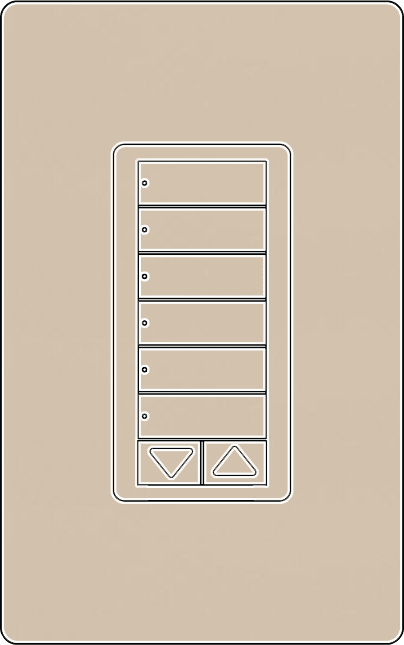 Lutron RadioRA 2 RRD-HN6BRL Hybrid Keypad – Ready Wholesale Electric ...