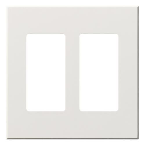 Lutron VWP-2R Vareo 2-Gang Wallplate For Two Receptacles / Jacks ...