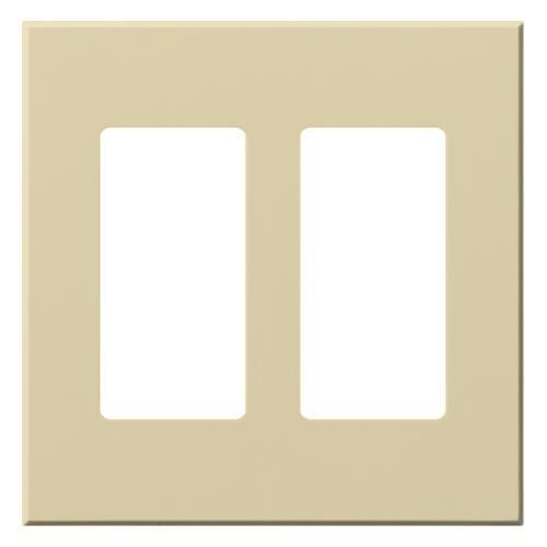 Lutron VWP-2R Vareo 2-Gang Wallplate For Two Receptacles / Jacks ...