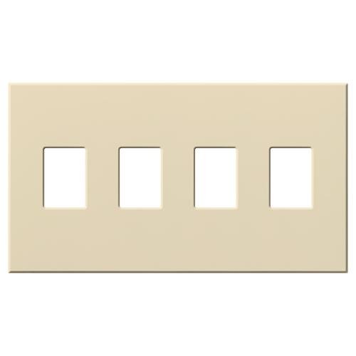 Lutron VWP-4 Vareo 4-Gang Wallplate for Four Dimmers / Switches – Ready ...